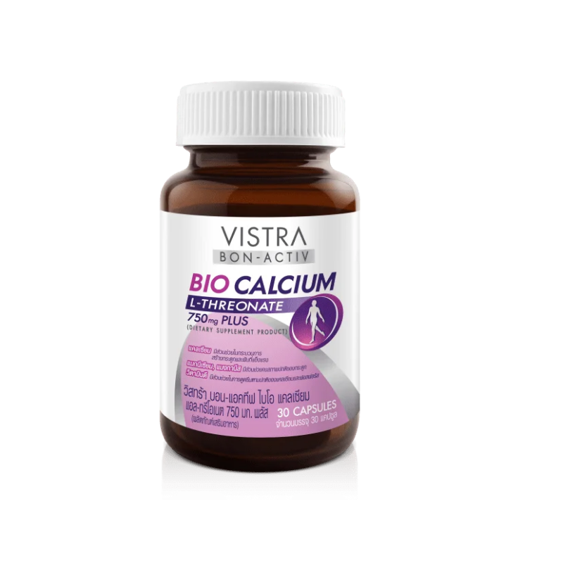 Vistra Bon-Activ Bio Calcium L-Threonate0. 750 mg PLUS - Health & Care ...