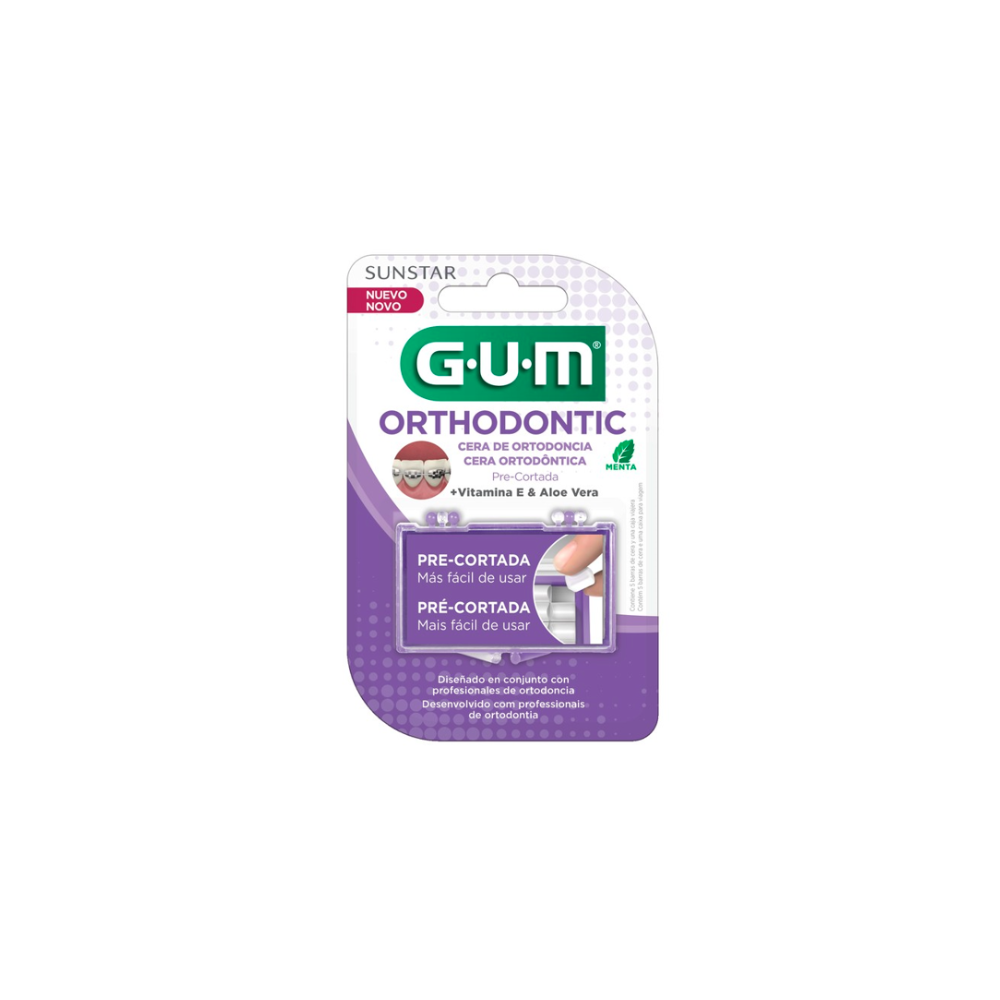 GUM 724 Orthodontic Wax Mint 1 ชิ้น | ขี้ผึ้งติดเหล็กจัดฟัน รสเมนทอล ...