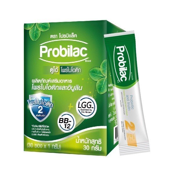 Probilac Duo Probiotic 30 ซอง * 1 กรัม | โพรไบโอติกส์ 2 สายพันธุ์ พร้อม ...